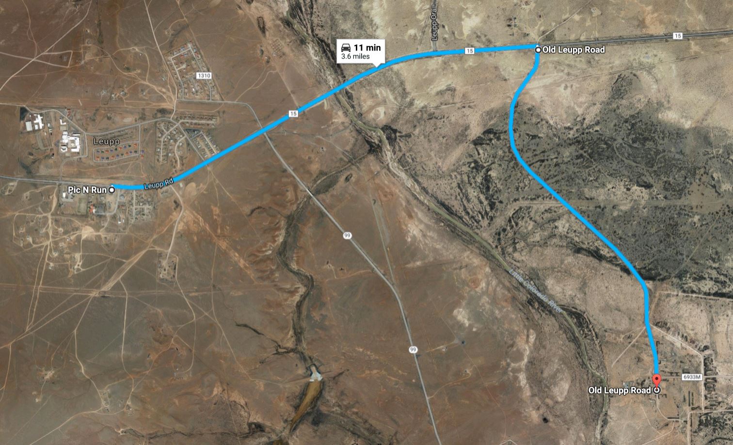 Directions to Leupp Isolation Center (World War II Japanese-American ...